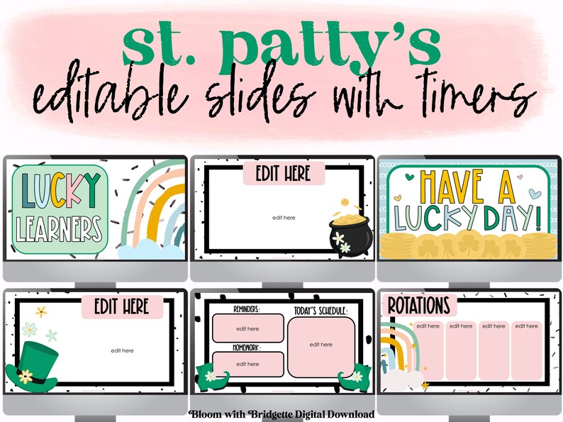 Seasonal Classroom Slide Templates With Timers Bundle Holiday - Etsy