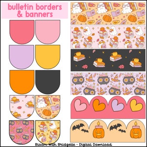 Cute Halloween Bulletin Board, Classroom Decor, Bookish Bulletin Board ...