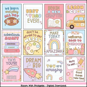 Back to School Classroom Posters, Editable Posters, Back to School ...
