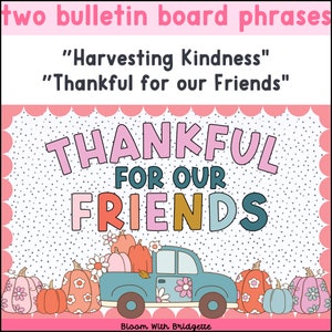 Thanksgiving Bulletin Board, Classroom Decor, Kindness Bulletin Board ...