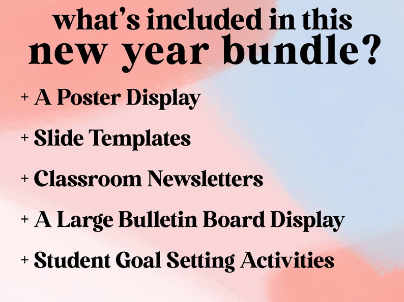 New Year Classroom Decor Bundle, New Year Bulletin Board, Slide ...