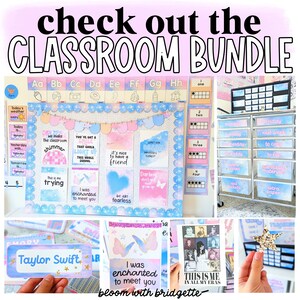 Swiftie Inspired Back to School Forms, Editable Meet the Teacher ...