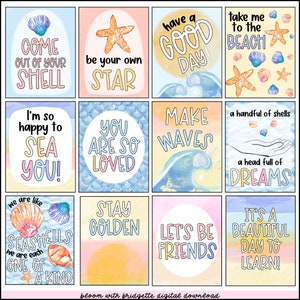 Beach Classroom Decor Mini Bundle, Coastal Classroom Theme, Bulletin ...