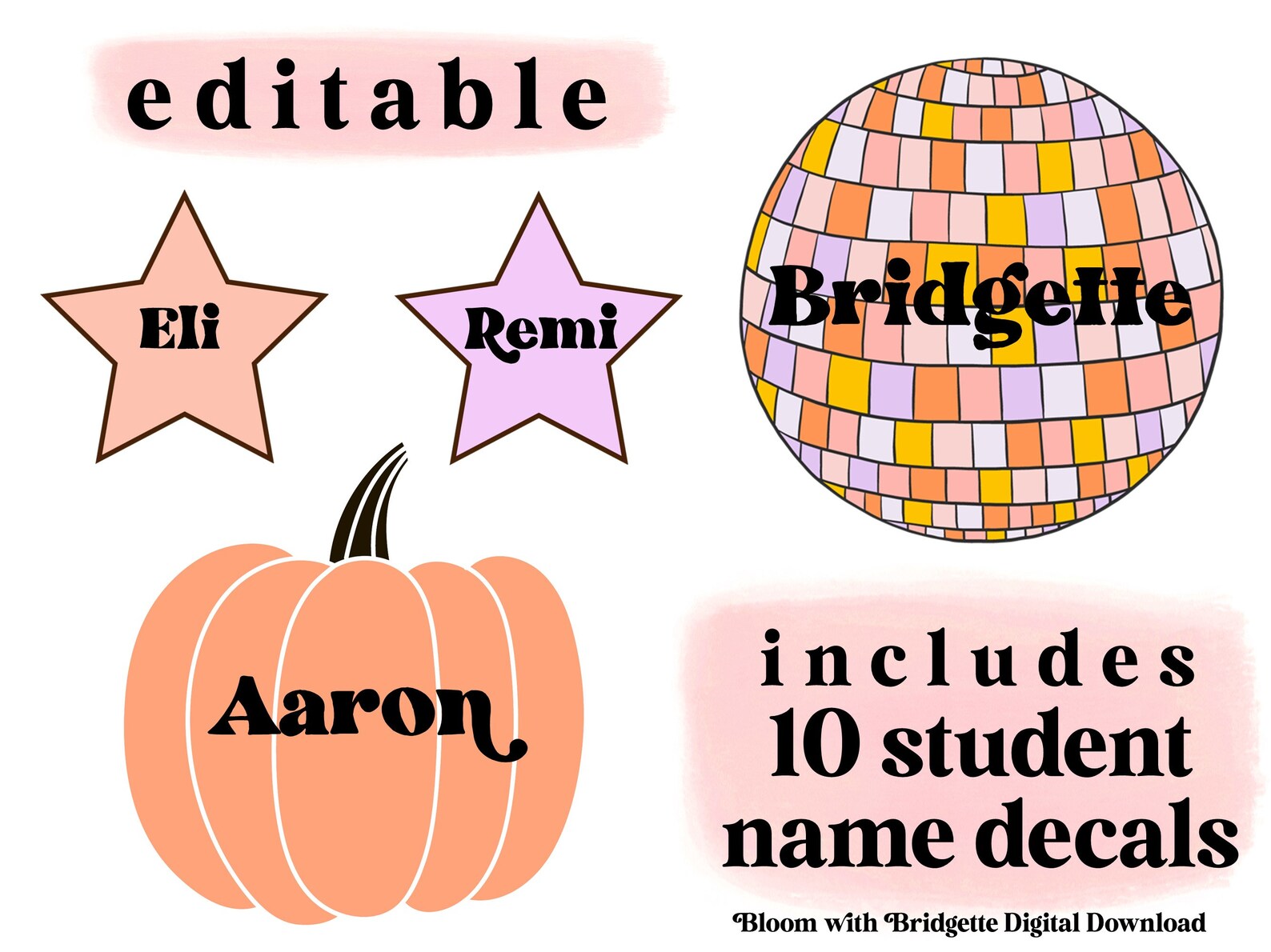 Retro Halloween Bulletin Board Kit and Student Activity, Fall Bulletin ...