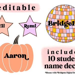 Retro Halloween Bulletin Board Kit and Student Activity, Fall Bulletin ...