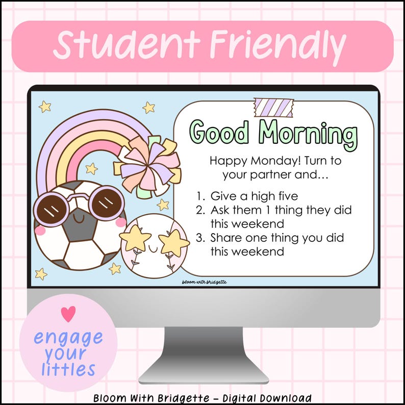 Sports Classroom Slides With Timers: Editable Templates (canva, Google ...