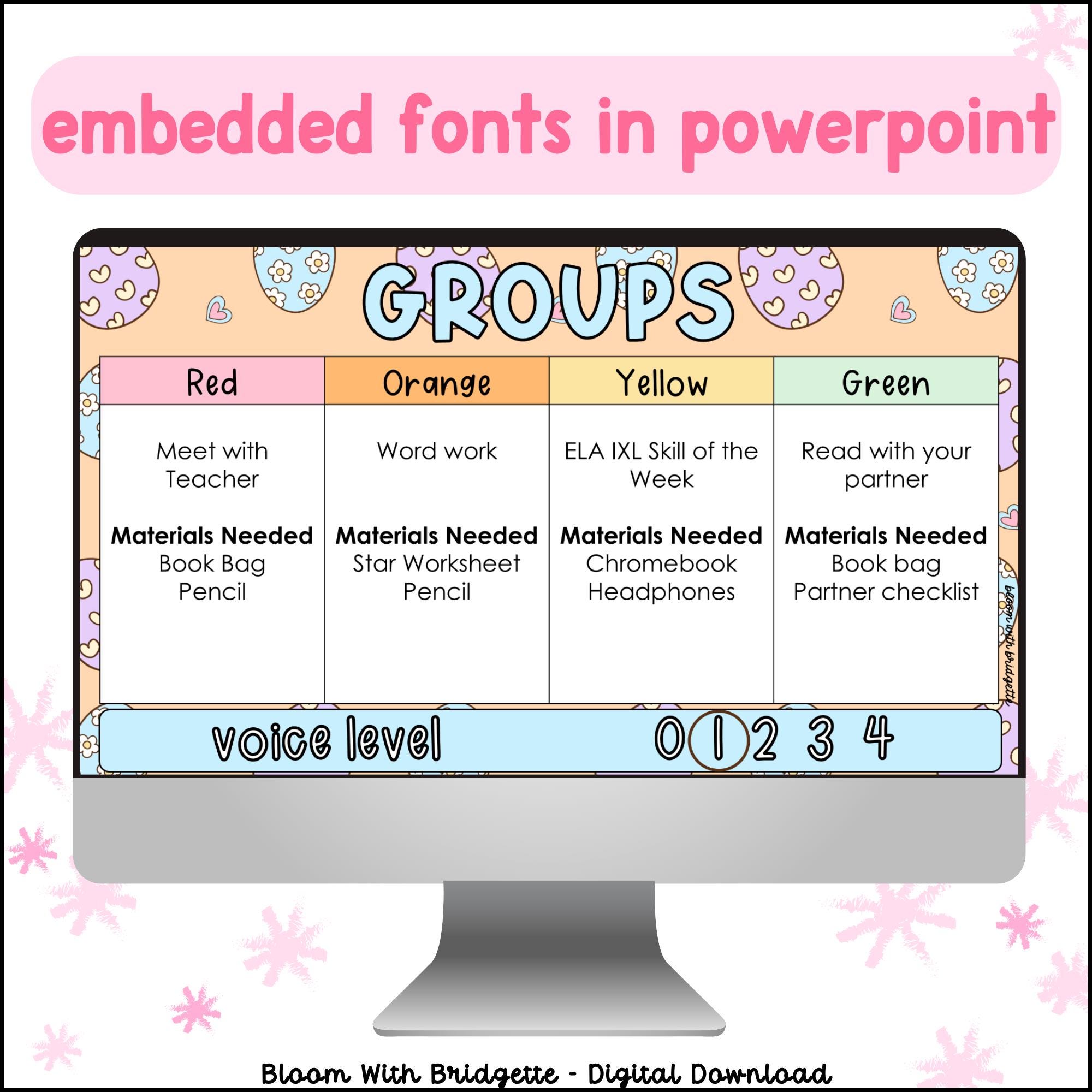 Spring Classroom Slides, Editable Slide Template, Daily Slides, Agenda ...