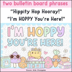 Easter Bulletin Board, April Classroom Decor, Spring Decorations ...