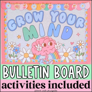 Growth Mindset Bulletin Board, Back to School Bulletin Board, Social ...