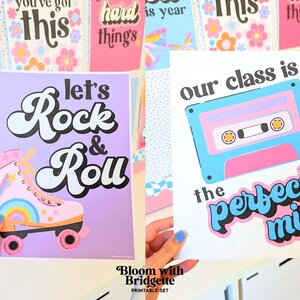 Retro Back to School Posters, Classroom Decorations, August Bulletin ...