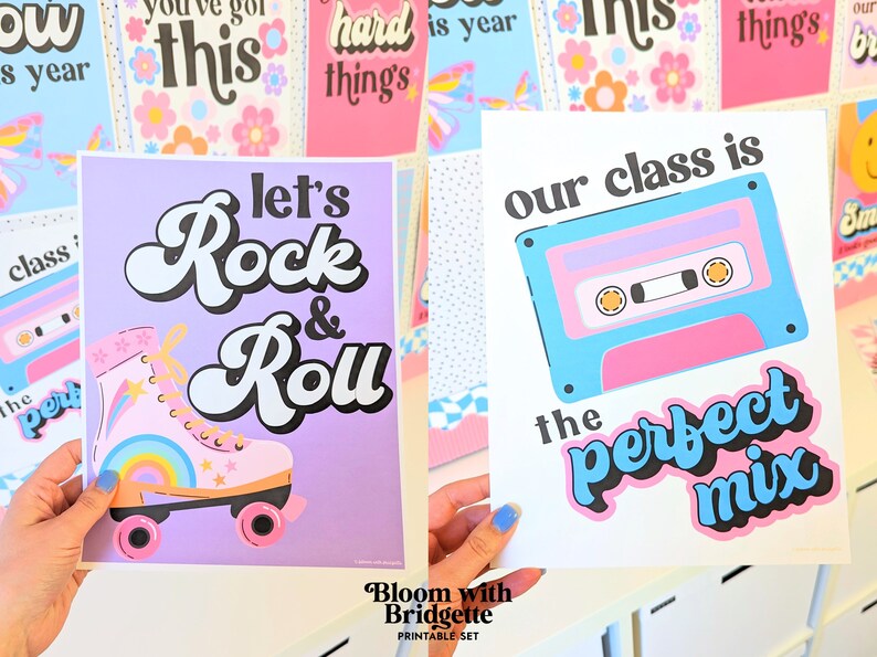 Retro Back to School Posters, Classroom Decorations, August Bulletin ...