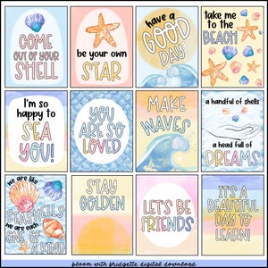 Beach Classroom Posters, Calm Classroom Posters, Classroom Decor ...