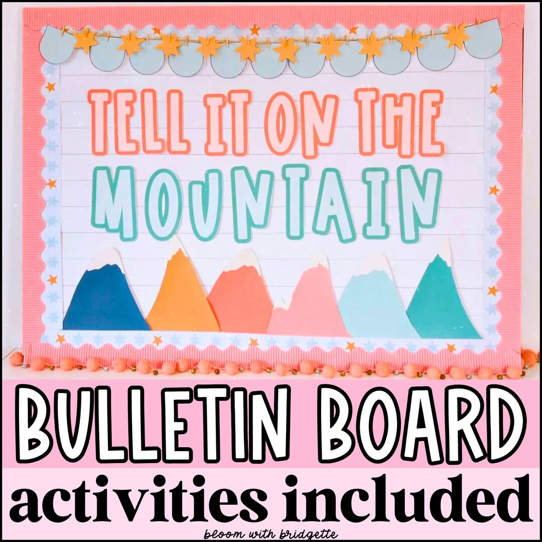 Christian Christmas Bulletin Board Kit and Student Activity, Christmas ...