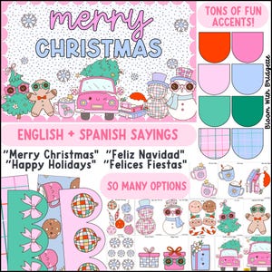 Christmas Classroom Decor Bundle, Bulletin Board, Classroom Slides ...