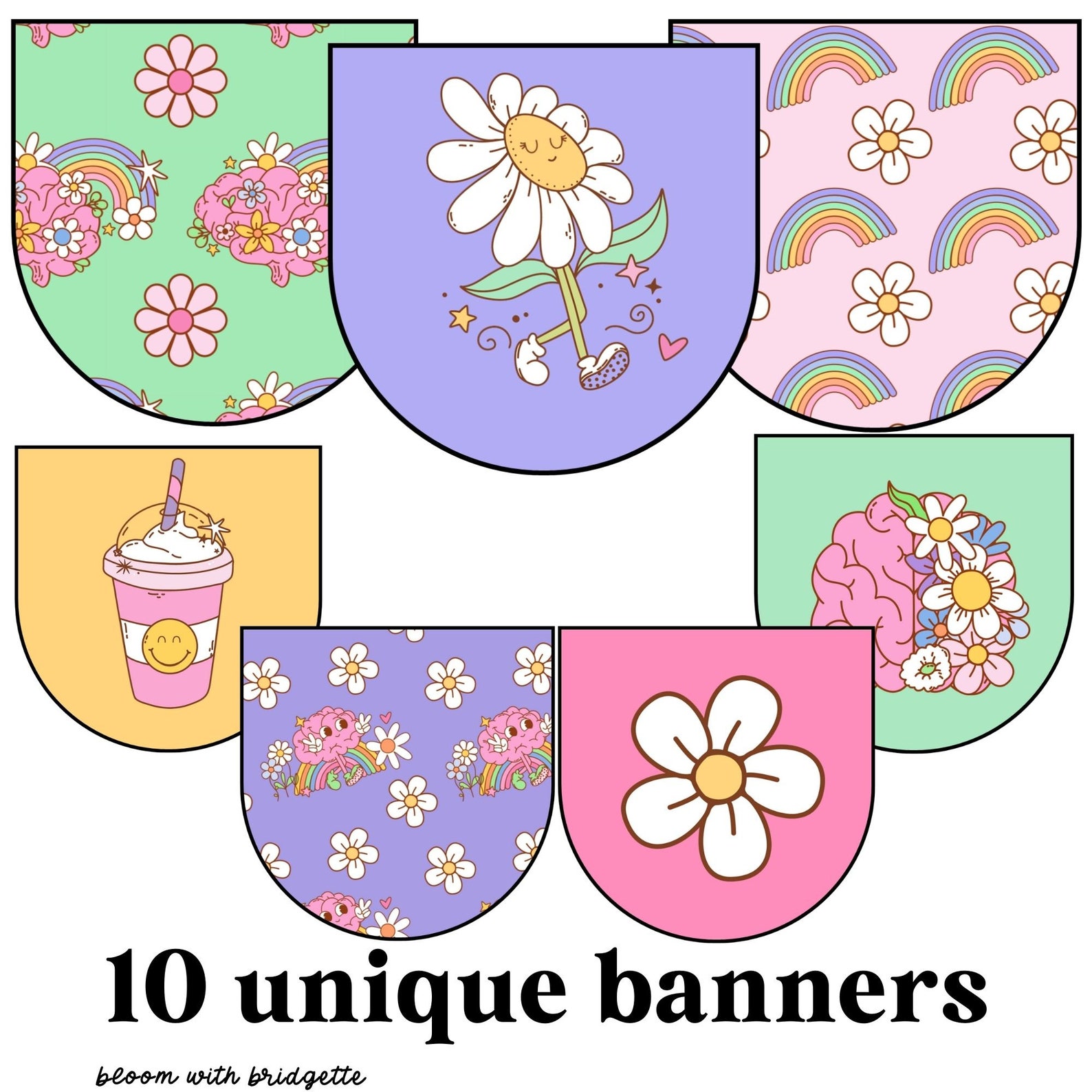 Growth Mindset Bulletin Borders and Banners, Printable Back to School ...