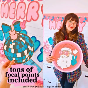 Retro Christmas Classroom Decor Bundle, Winter Bulletin Board ...