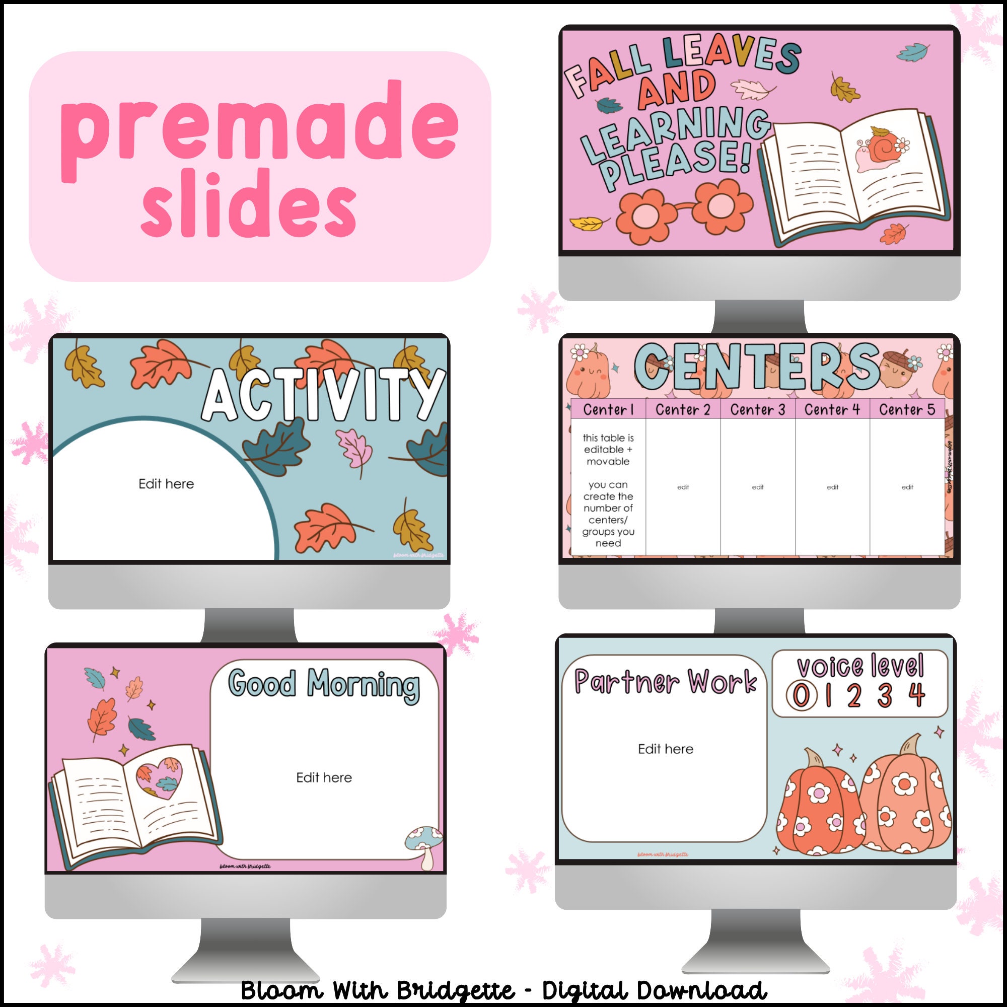 Thanksgiving Classroom Decor Bundle, Bulletin Board, Classroom Slides ...
