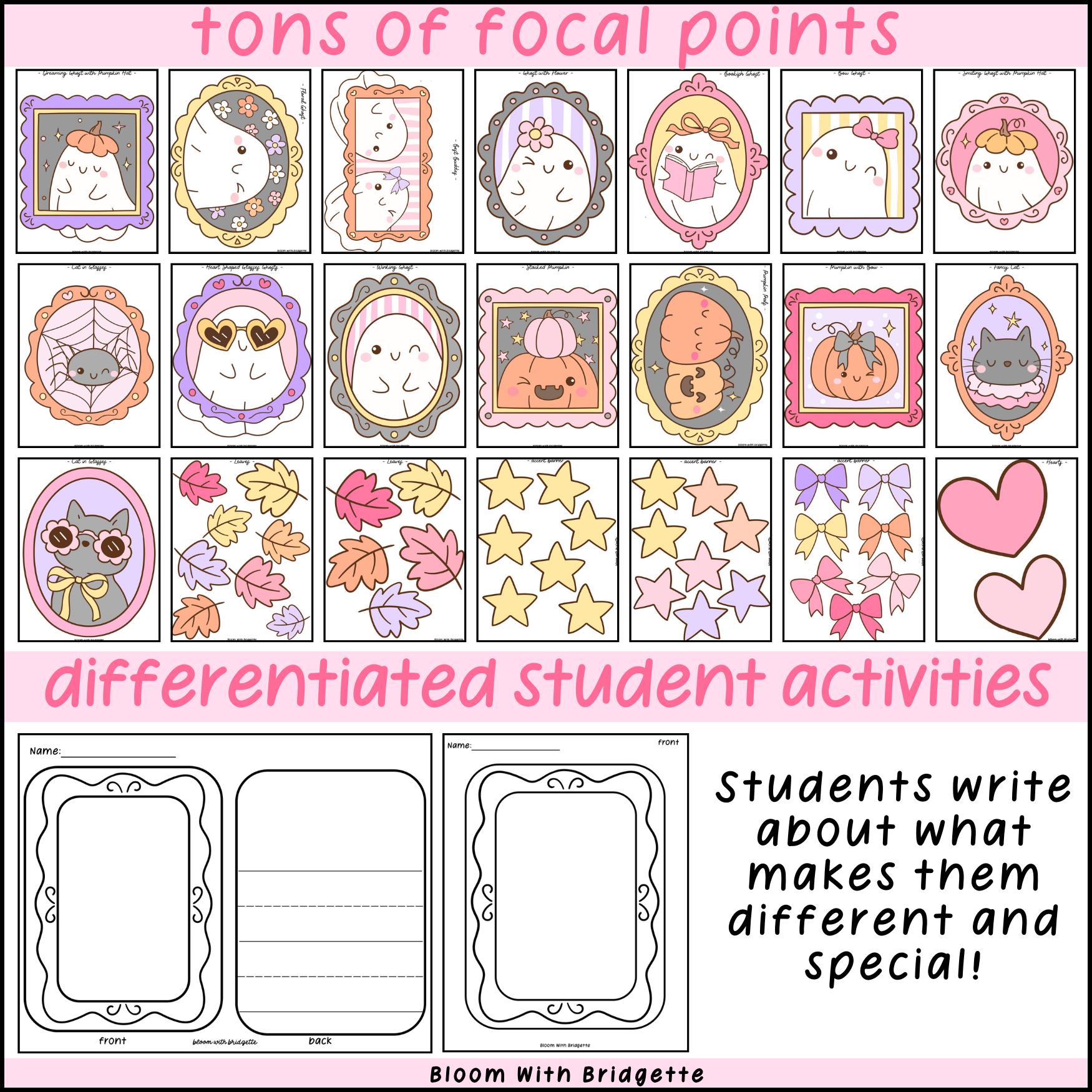 Halloween Bulletin Board, Composition Notebook, Bilingual Halloween ...