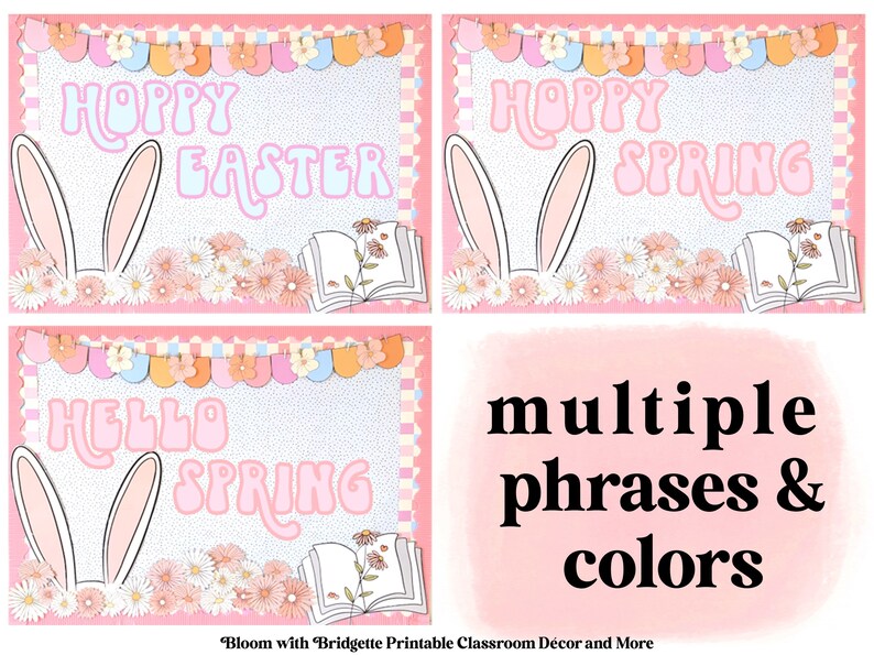 Retro Easter Classroom Decor Bundle Classroom Slides - Etsy