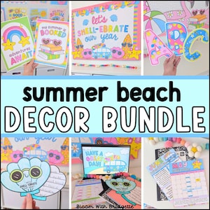 Summer Classroom Makeover | Cutesy Beach Decor | Daily Slides ...
