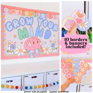 Growth Mindset Bulletin Board, Back to School Bulletin Board, Social ...