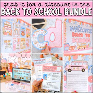 Welcome Back to School Bulletin Board, Spanish Decor, Pastel Classroom ...