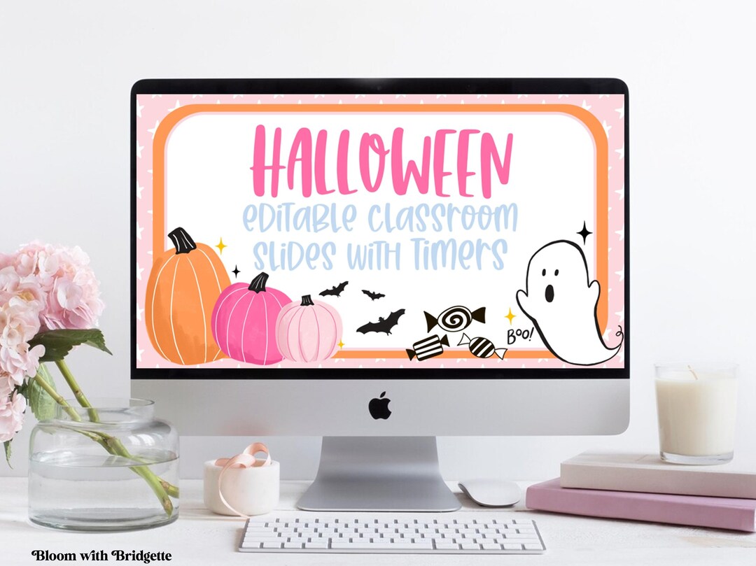 Halloween Slide Templates, Powerpoint and Google Slides ™, Classroom ...