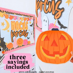 Halloween Bulletin Board Kit and Student Activity, Fall Bulletin Board ...