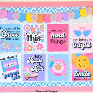 Retro Back to School Posters, Classroom Decorations, August Bulletin ...