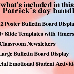 Retro St. Patrick's Day Classroom Decor Bundle, Spring Decorations ...
