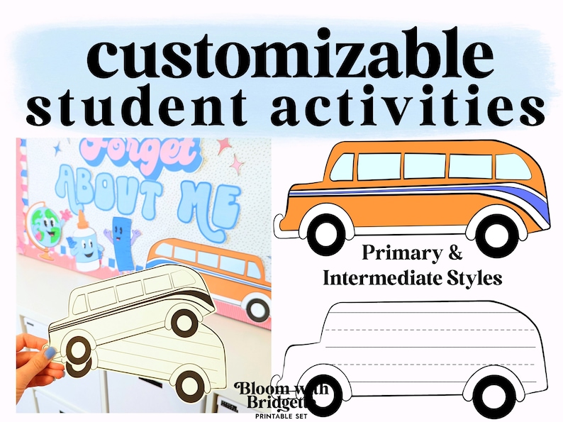 Retro End of Year Bulletin Board Kit and Student Activity - Etsy