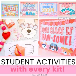 Seasonal Classroom Bulletin Board Bundle, Holiday Bulletin Board MEGA ...