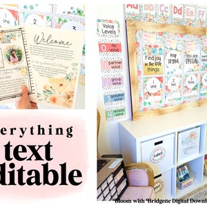 Garden Classroom Theme, Greenery Classroom Decor, Editable and Calm ...