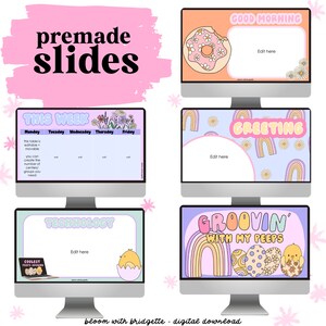 Easter Daily Google Slides and Powerpoint Templates With Timers, Spring ...
