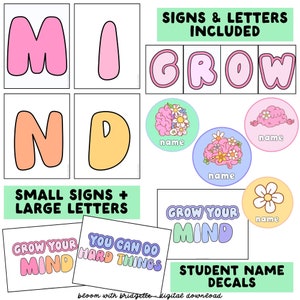 Growth Mindset Bulletin Board, Back to School Bulletin Board, Social ...