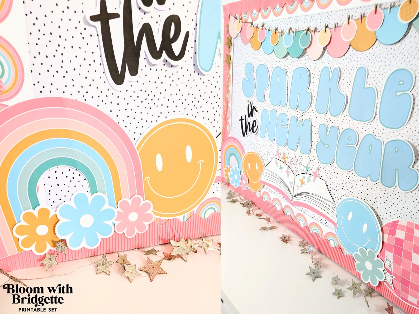 New Year Bulletin Board and Student Goal Setting Activity - Etsy