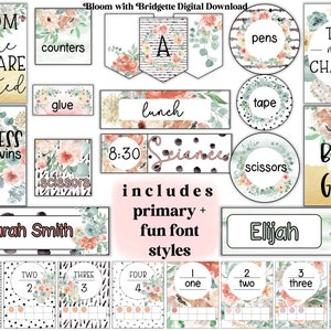Garden Classroom Theme, Greenery Classroom Decor, Editable and Calm ...