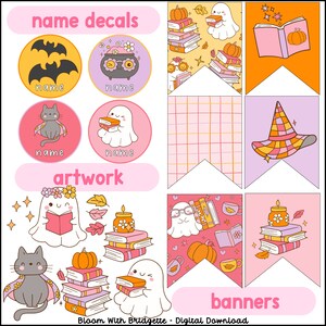 Cute Halloween Door Decor, Classroom Decor, Bookish, Welcome Door ...