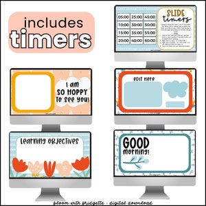 Sunshine Theme Classroom Slide Templates, Daily Google Slides and ...