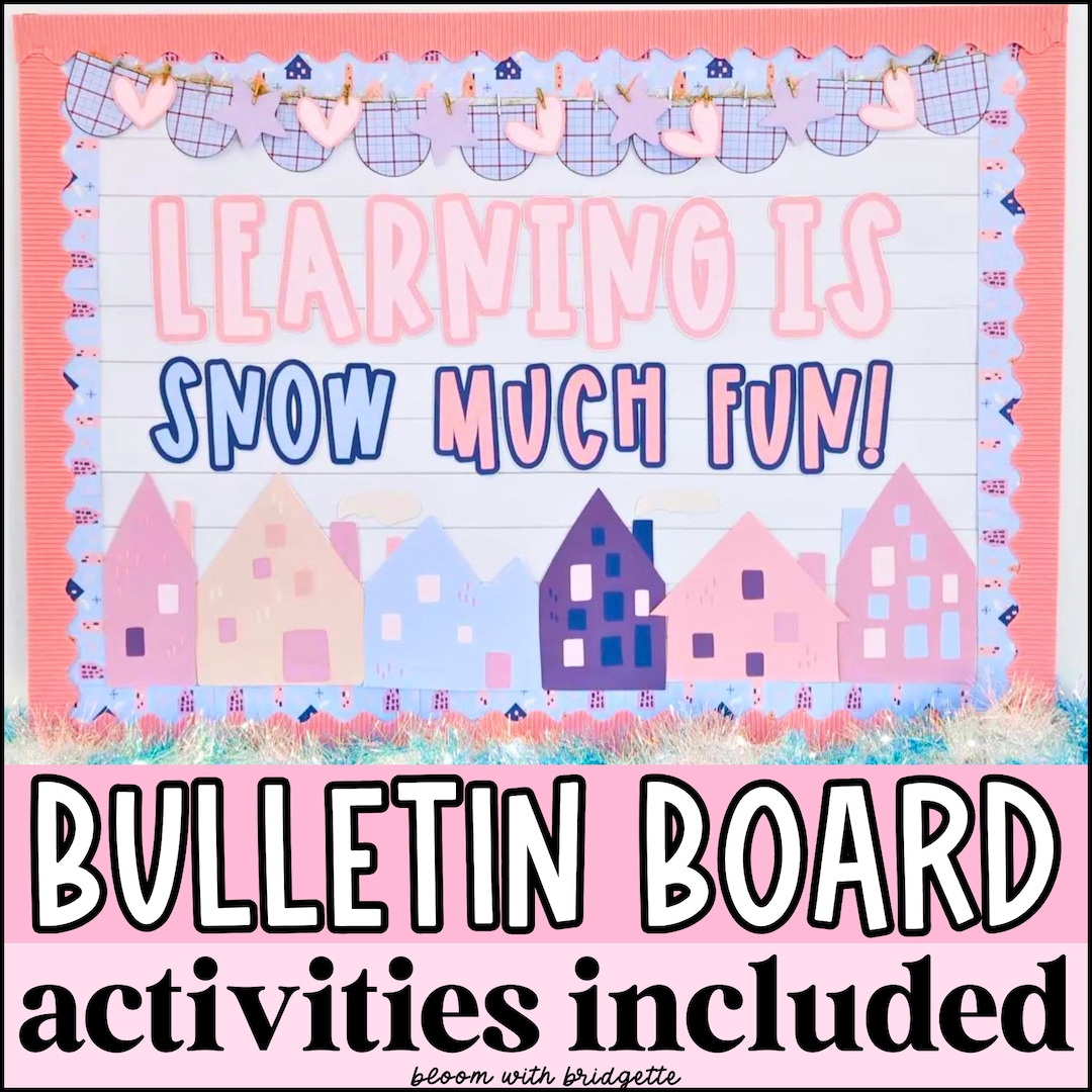 Winter Wonderland Bulletin Board Kit and Student Activity, Classroom ...