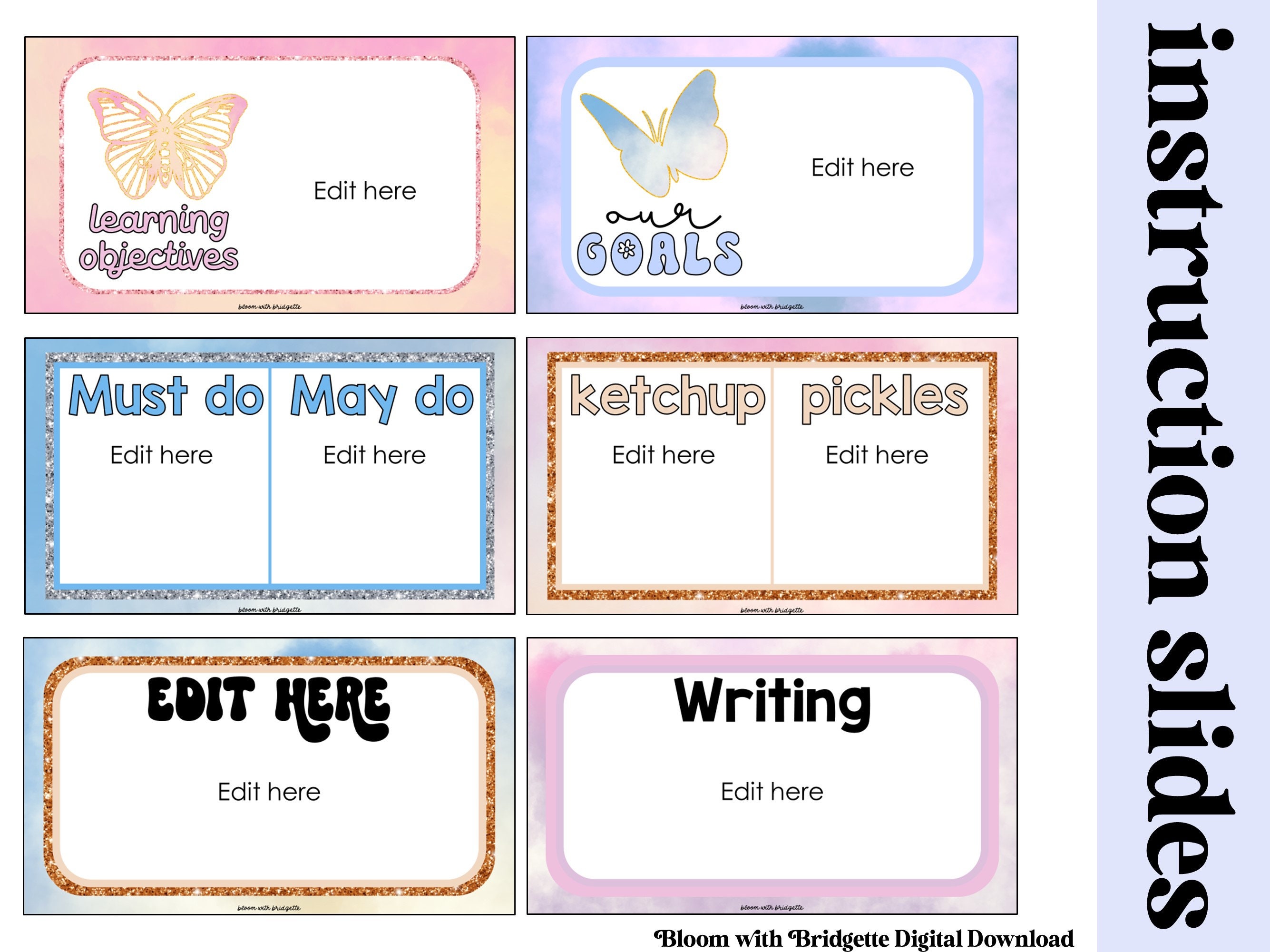 Swiftie Inspired Google Slides and Powerpoint Templates With Timers ...