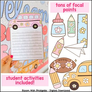 Welcome Back to School Bulletin Board, Spanish Decor, Pastel Classroom ...