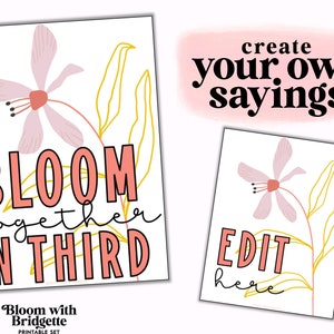 Bright Tropical Classroom Posters, Back to School Bulletin Board ...