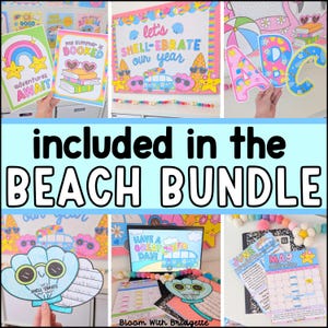 Summer Bulletin Board, Cutesy Beach Classroom Decor, Summer - Themed ...
