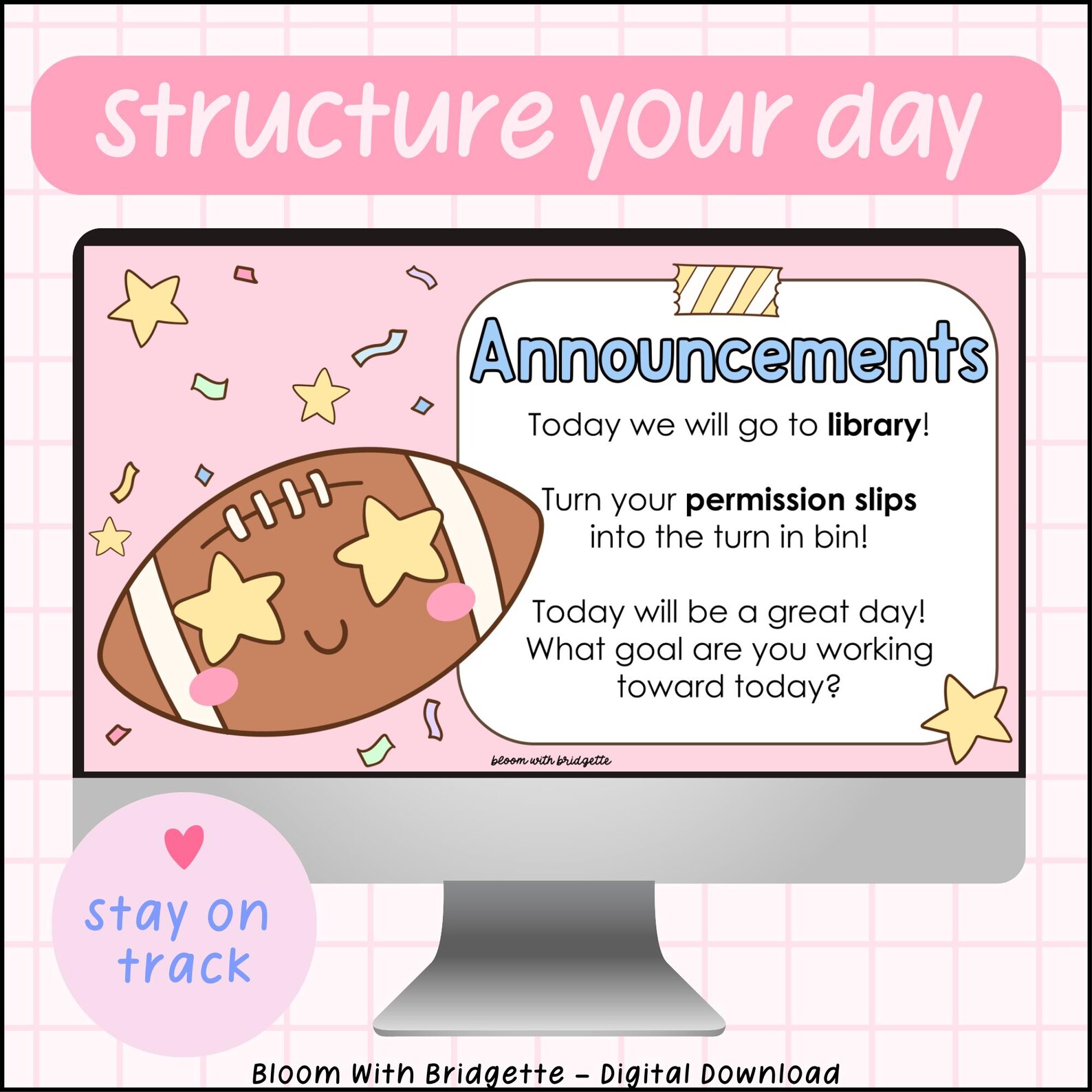 Sports Classroom Slides With Timers: Editable Templates (canva, Google ...