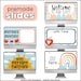 Sunshine Theme Classroom Slide Templates, Daily Google Slides and ...