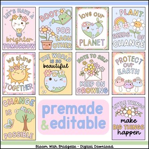 Earth Day Classroom Decor Bundle, Bulletin Board, Classroom Slides ...