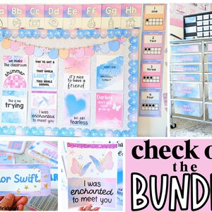 Swiftie Inspired Meet the Teacher Letters, Editable Meet the Teacher ...