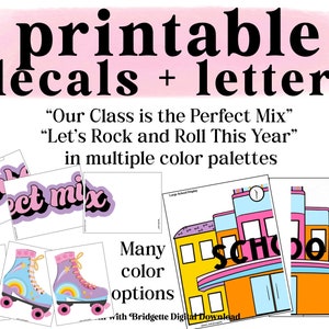 Back to School Bulletin Board and Student Activity, Printable Classroom ...