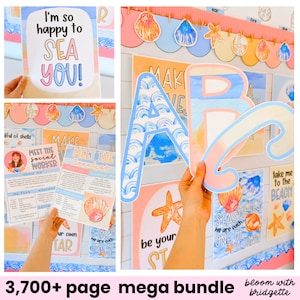 Beach Classroom Theme, Beach MEGA Bundle, Ocean Classroom Decor ...